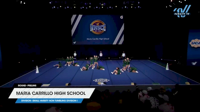 Maria Carrillo High School [2025 Small Varsity Non Tumbling Division I ...