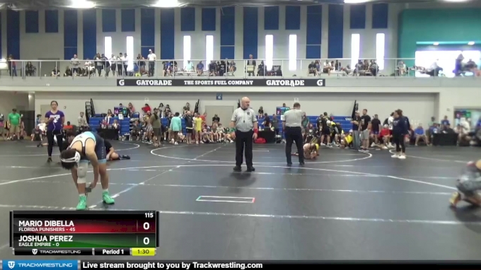 115 lbs Round 4 (8 Team) - Mario Dibella, Florida Punishers vs Joshua ...