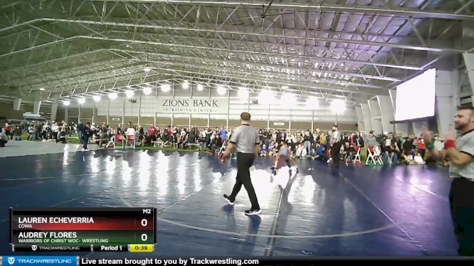 90-93 lbs 1st Place Match - Lauren Echeverria, COWA vs Audrey Flores ...