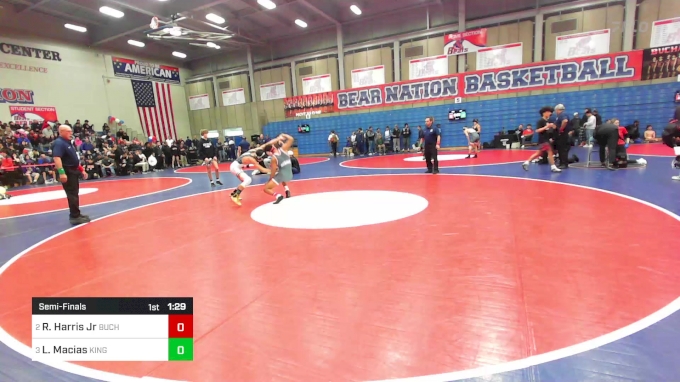 122 lbs Semifinal - Ray Harris Jr, Buchanan vs Leo Macias, Kingsburg