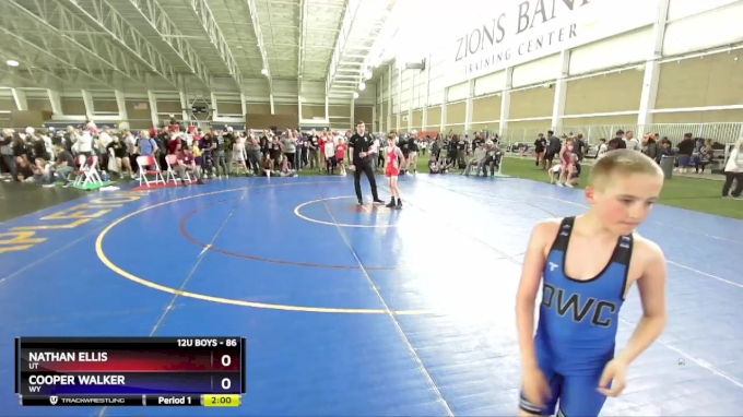 86 lbs 3rd Place Match - Nathan Ellis, UT vs Cooper Walker, WY