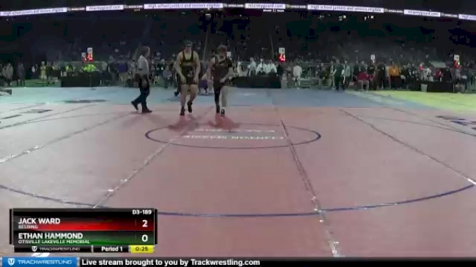 D3-189 lbs Cons. Round 3 - Jack Ward, Belding vs Ethan Hammond ...