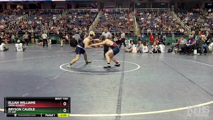 1A 175 lbs Cons. Semi - Bryson Caudle, Mt Airy vs Elijah Williams ...