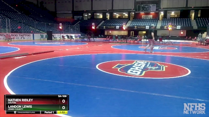 5A-106 lbs Champ. Round 1 - Nathen Ridley, Dalton vs Landon Lewis ...