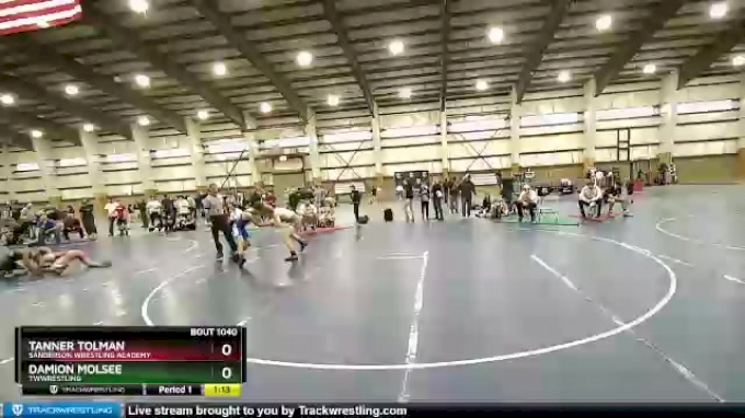 113 lbs Cons. Round 2 - Tanner Tolman, Sanderson Wrestling Academy vs ...
