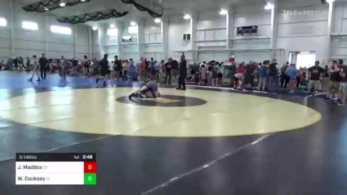 S-140 lbs Consolation - Jake Maddox, CT vs Wyatt Cooksey, IN