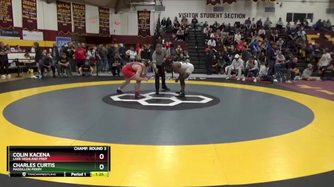 138 lbs Champ. Round 3 - Charles Curtis, Massillon Perry vs Colin ...