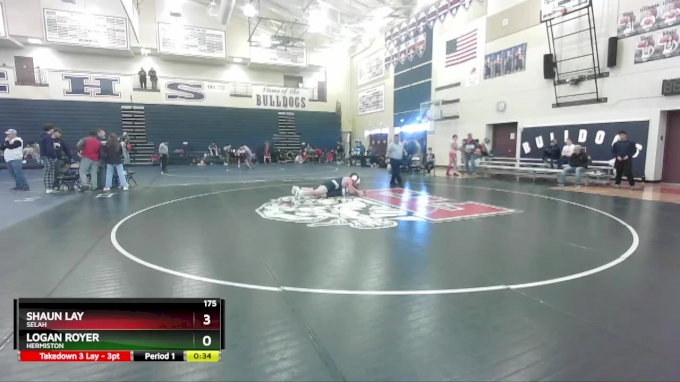 175 lbs Cons. Round 3 - Logan Royer, Hermiston vs Shaun Lay, Selah