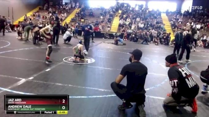 85 lbs Round 1 - Andrew DALE, Northeast Georgia Mat Monstars vs Jaz Ard ...