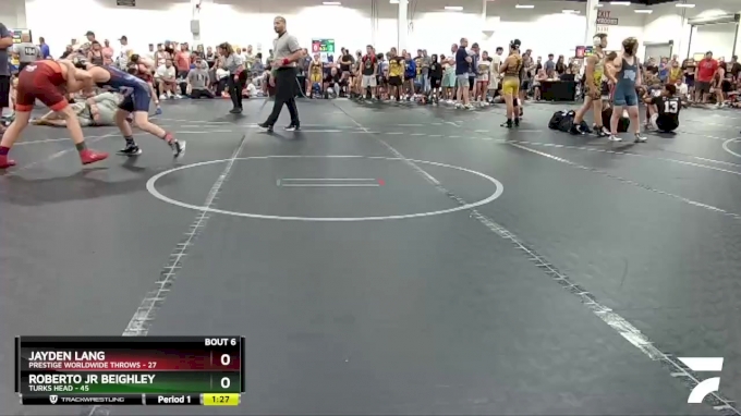 110 lbs Round 3 (4 Team) - Jayden Lang, Prestige Worldwide Throws vs ...