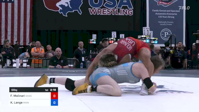 68 kg Semis - Forrest Molinari, Sunkist Kids Wrestling Club vs Katerina ...