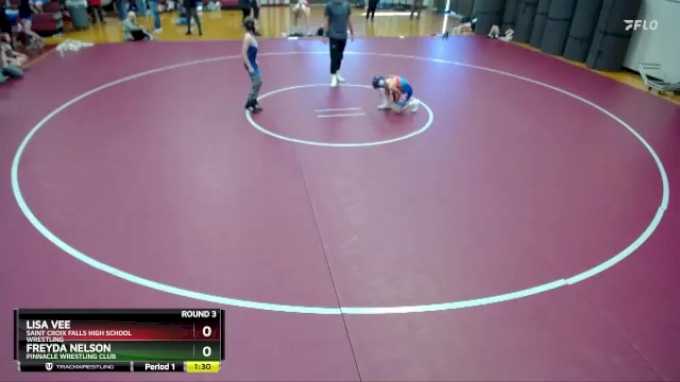 70 lbs Round 3 - Freyda Nelson, Pinnacle Wrestling Club vs Lisa Vee ...