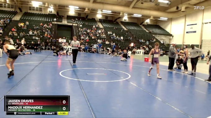 110 lbs Cross Bracket (8 Team) - Jaxsen Draves, G.I. Grapplers vs ...
