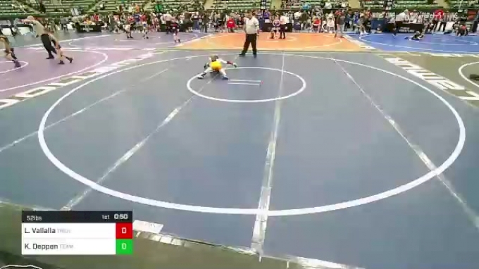 52 lbs Consi Of 4 - Logan Vallalla, The Hunt Wrestling Club vs Keb ...