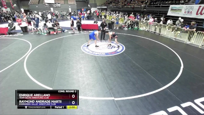150 lbs Cons. Round 2 - Enrique Arellano, Team Selma Wrestling Club vs ...