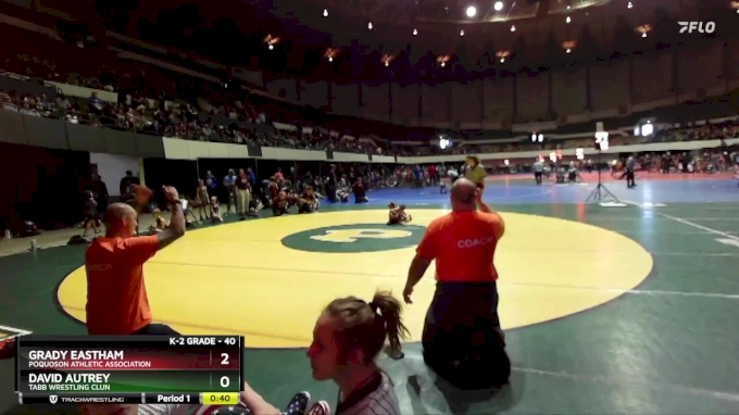40 lbs Quarterfinal - Grady Eastham, Poquoson Athletic Association vs ...