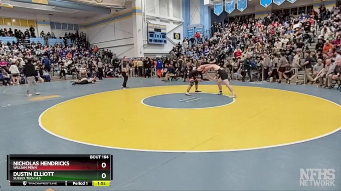 144 lbs Quarterfinal - Nicholas Hendricks, William Penn vs Dustin ...