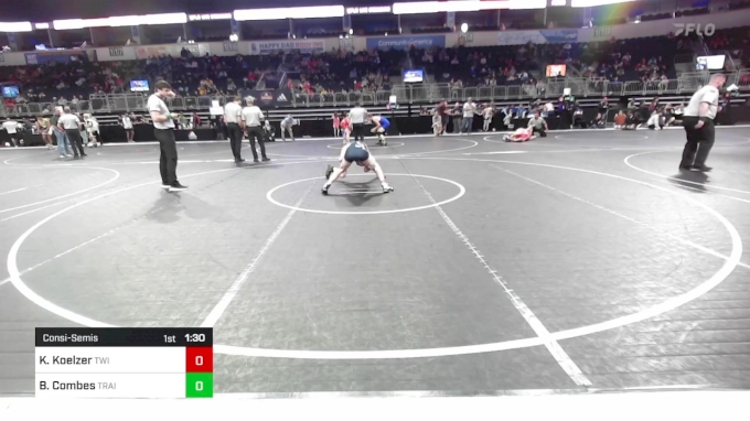 122 lbs Consolation - Kallen Koelzer, Lee's Summit West Titans 1 vs ...