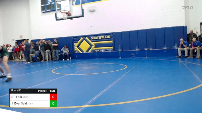 144 lbs Round 2 - Tyler Falk, NORTHWOOD vs Isaac Overfield, EVERGREEN