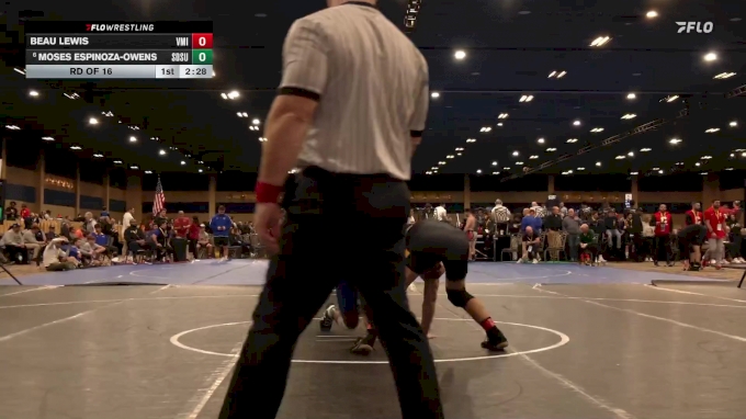 174 lbs Rd Of 16 - Beau Lewis, Virginia Military Institute vs Moses ...