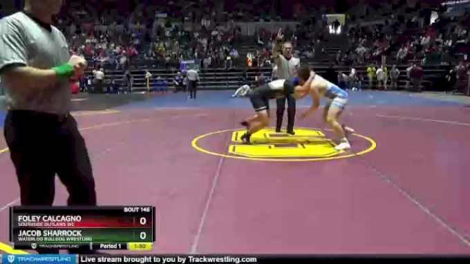176 lbs Champ. Round 2 - Foley Calcagno, Southside Outlaws WC vs Jacob ...
