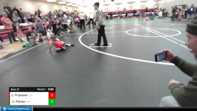 53-54 lbs Round 1 - Colton Palmer, Ascend Wrestling Academy vs Leonidas ...