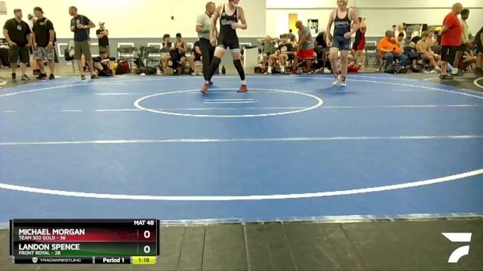 195 lbs Round 3 (4 Team) - Landon Spence, Front Royal vs Michael Morgan ...