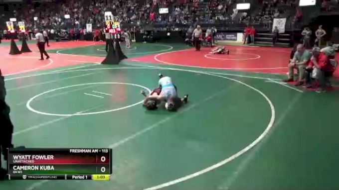 113 lbs Champ. Round 1 - Cameron Kuba, BKW1 vs Wyatt Fowler, Unattached