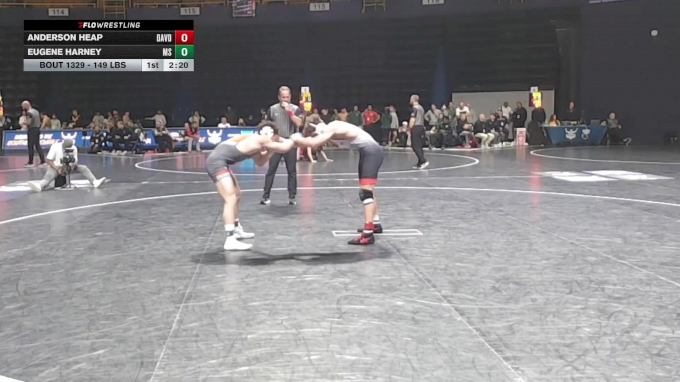 149 lbs Round Of 16 - Anderson Heap, Davidson vs Eugene Harney, Morgan ...