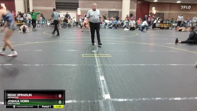 130 lbs Round 5 - Joshua Horn, Unattached vs Noah Spradlin, Arlington