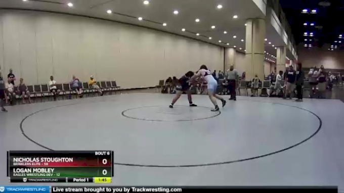 220 lbs Round 2 (10 Team) - Nicholas Stoughton, Brawlers Elite vs Logan ...