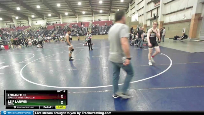 165 lbs Semifinal - Leif Larwin, COWA vs Logan Tull, Wasatch Wrestling Club