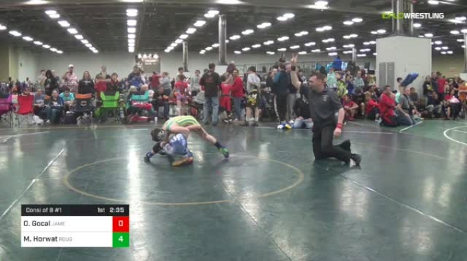 80 lbs Consi Of 8 #1 - Orion Gocal, Jameson W.C. vs Mason Horwat ...