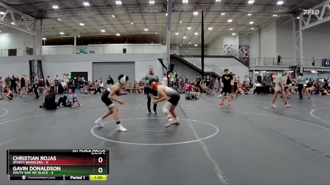 106 lbs Placement (4 Team) - Gavin Donaldson, South Side WC Black vs ...