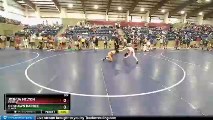 120 lbs Semifinal - Joshua Melton, Montana vs De`Shawn Barbee, Alaska