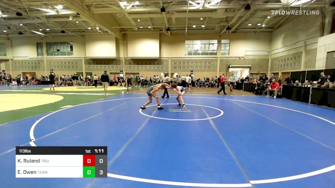 113 lbs Rr Rnd 2 - Kevin Ruland, Triumph WC vs Evan Owen, Team Diamond ...