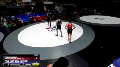 165 lbs Semifinal - Travis Grace, Gilroy High School Wrestling vs Paul ...