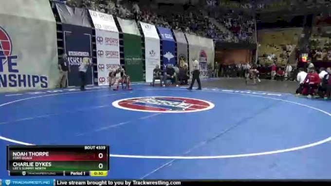 113 Class 4 lbs Cons. Semi - Noah Thorpe, Fort Osage vs Charlie Dykes ...