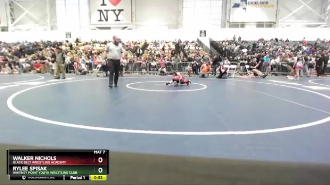 41 lbs Cons. Round 3 - Walker Nichols, Black Belt Wrestling Academy vs ...