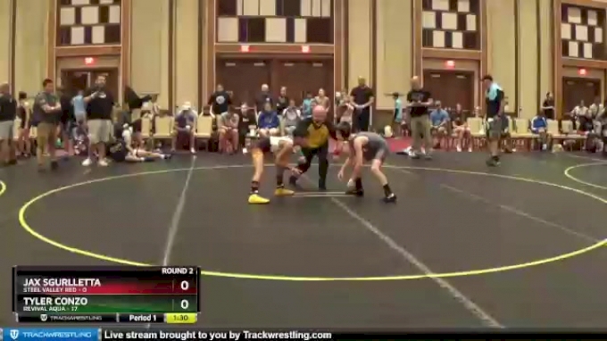 85 lbs Round 2 (6 Team) - Tyler Conzo, Revival Aqua vs Jax Sgurlletta ...