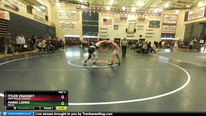 165 lbs Cons. Round 5 - Mario Lamas, Selah vs Tyler Vigansky, West ...