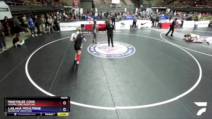 163 lbs Round 1 - Makynlee Cova, Golden Tribe Wrestling vs Lailana ...