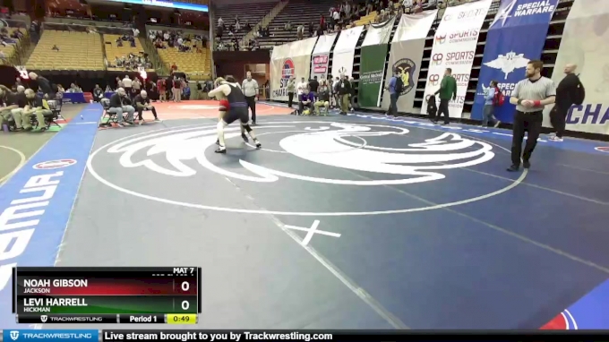 285 Class 4 lbs Cons. Round 2 - Noah Gibson, Jackson vs Levi Harrell ...