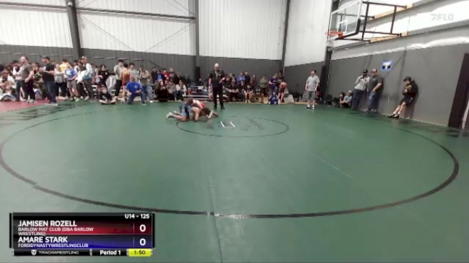 125 lbs Quarterfinal - Jamisen Rozell, Barlow Mat Club (DBA Barlow ...