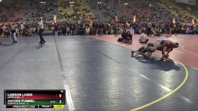 174 lbs Round 1 (16 Team) - Lawson Losee, Upper Iowa vs Hayden Pummel ...