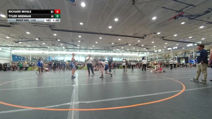 113 lbs Cons. Round 3 - Tyler Grennan, Alber Athletics vs Richard Mogle ...