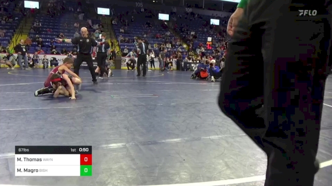 67 lbs 7th Place - Maddox Thomas, Waynesburg vs Maverick Magro, Bishop ...