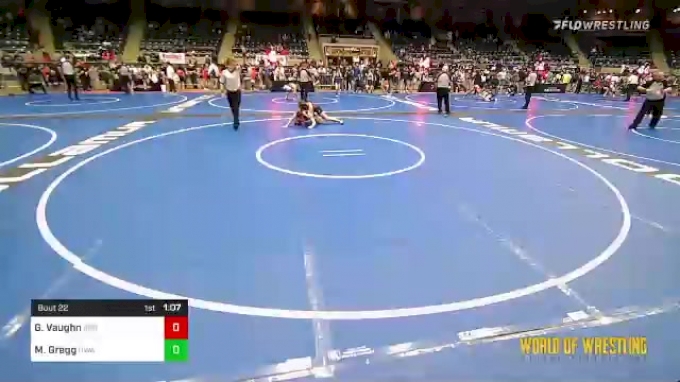 135 lbs 1/4 Finals - Gage Vaughn, SEO Wrestling Club vs Makaelyn Gregg ...