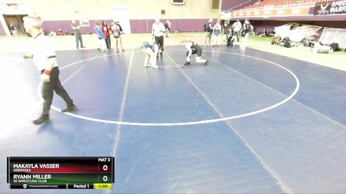 170 lbs 5th Place Match - Ryann Miller, ISI Wrestling Club vs Makayla ...