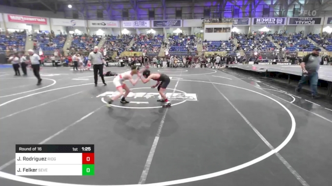 105 lbs Round Of 16 - Jaiden Rodriguez, Ridge Wrestling Club vs Jaxon ...